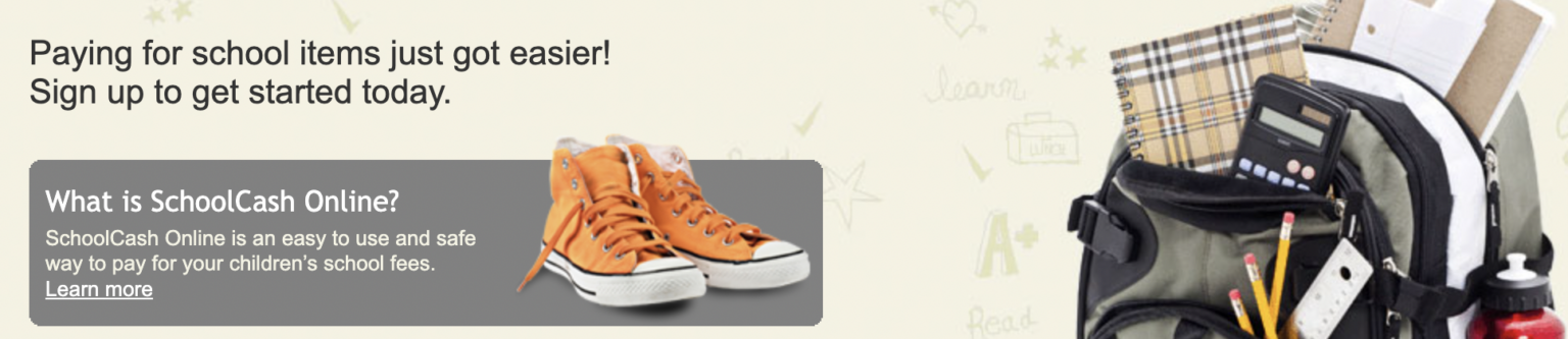 School Cash Online Payment System - George W. Nebinger School